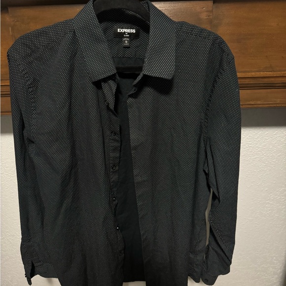 Express | Shirts | Express Mens Black Shirt | Poshmark